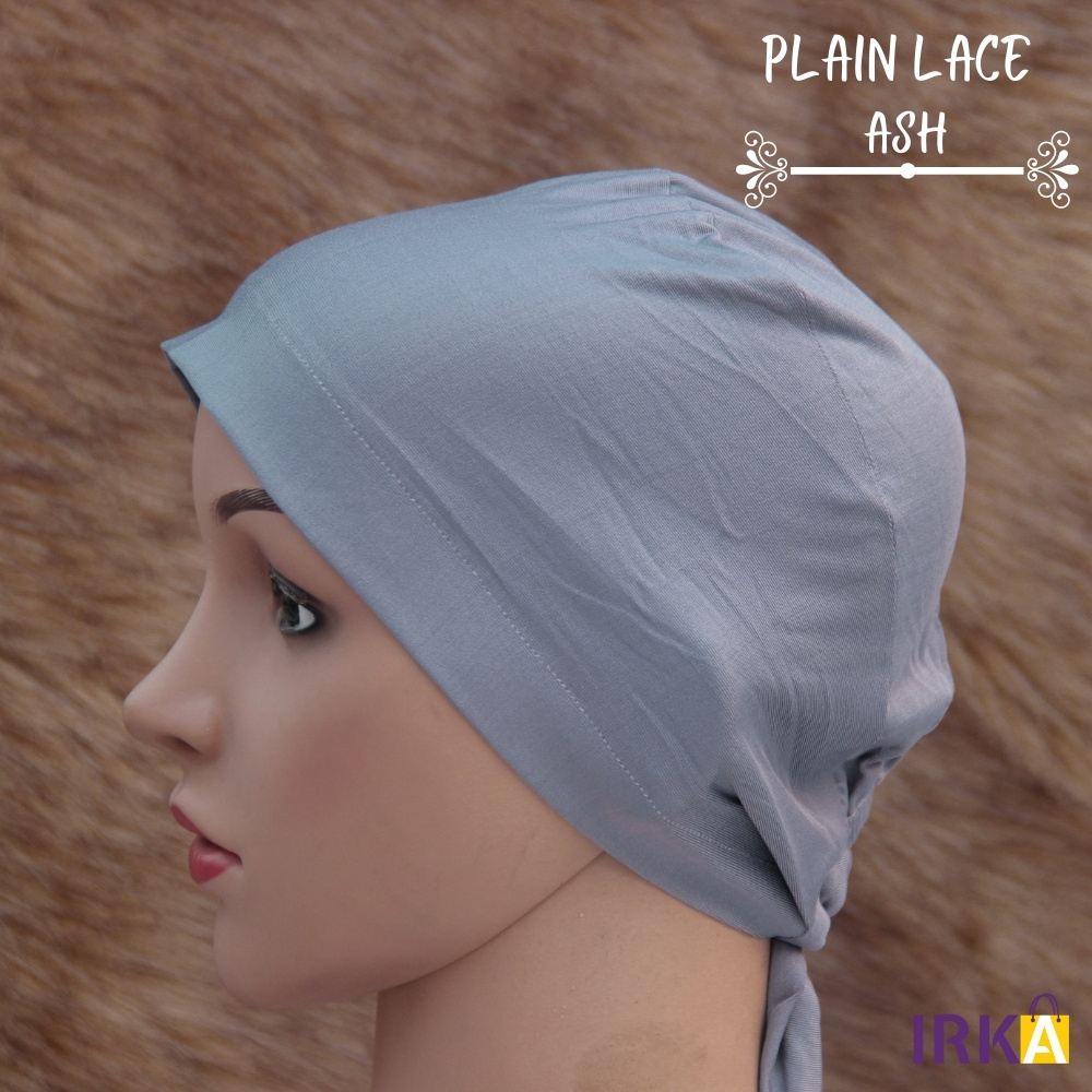 Plain lace Inner Cap – Ash – Irka Mart