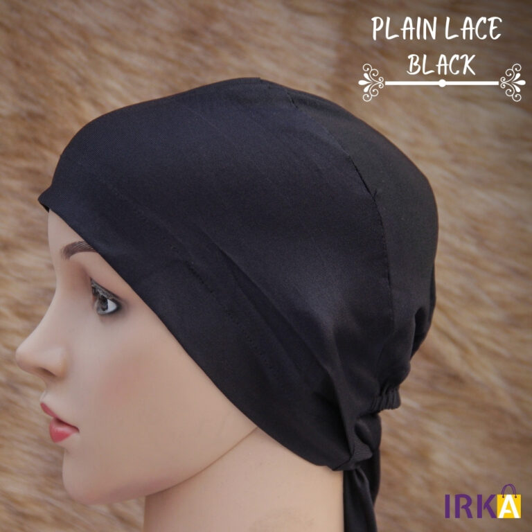 Plain lace Inner Cap – Black – Irka Mart