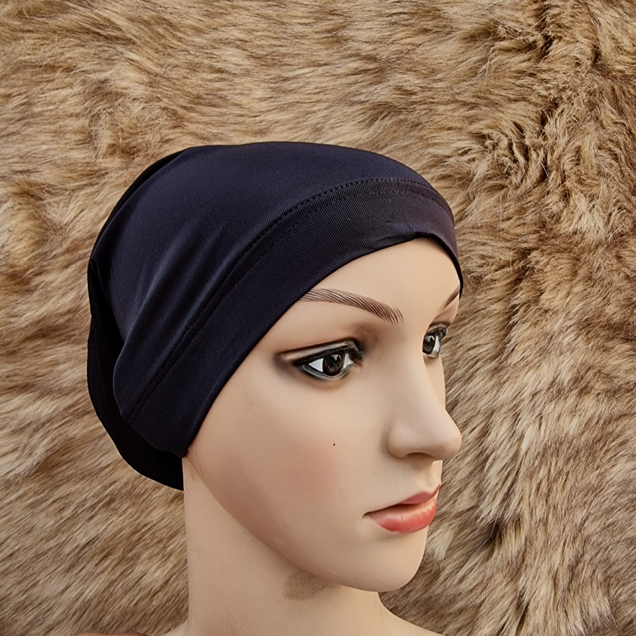 Plain Tube Jersey Innercap – Black – Irka Mart