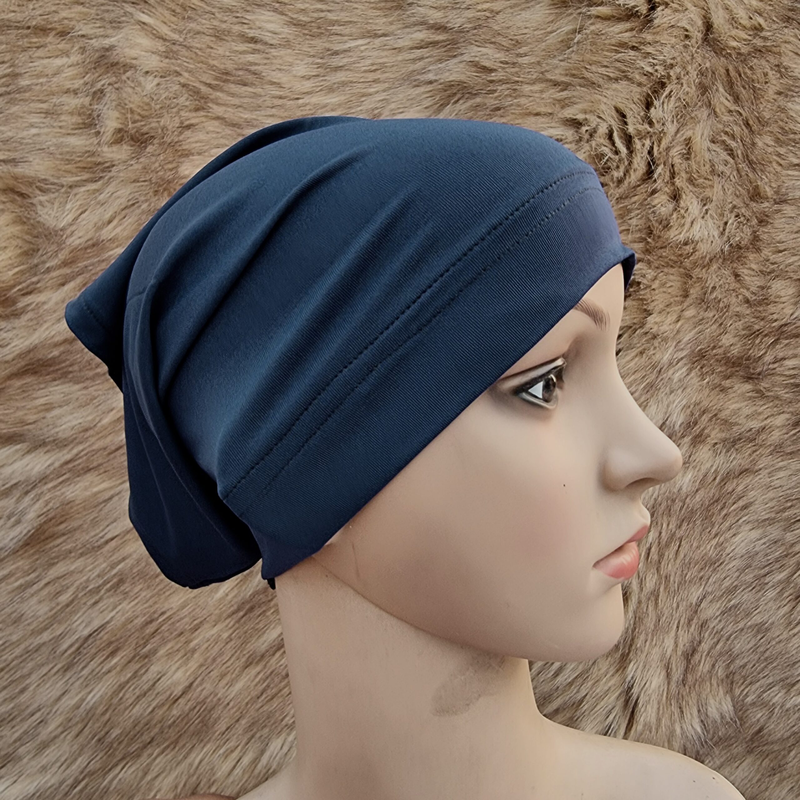 Plain Tube Jersey Innercap – Navy Blue – Irka Mart