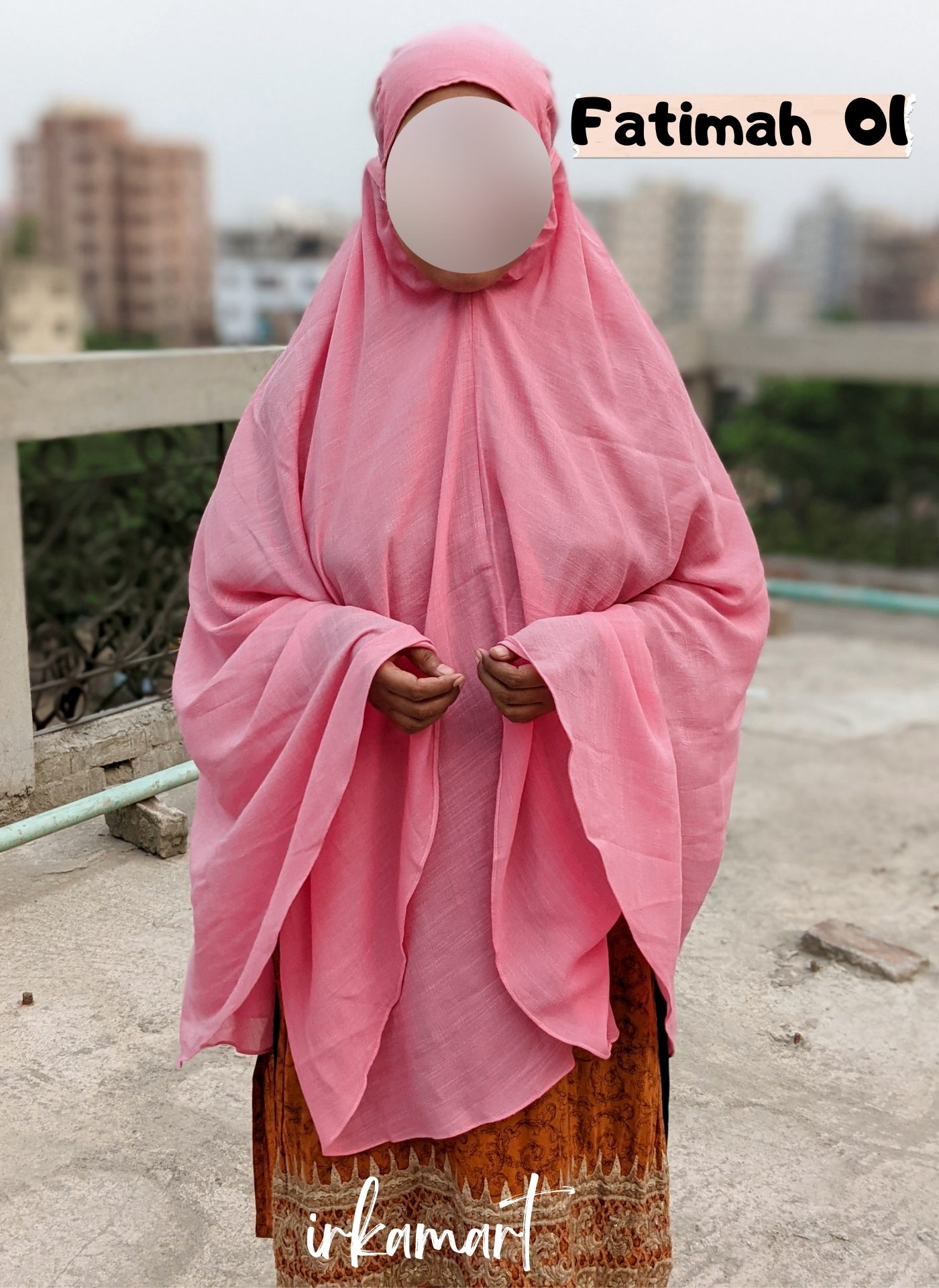 Fatimah Cotton Salat Hijab – 8 – Irka Mart