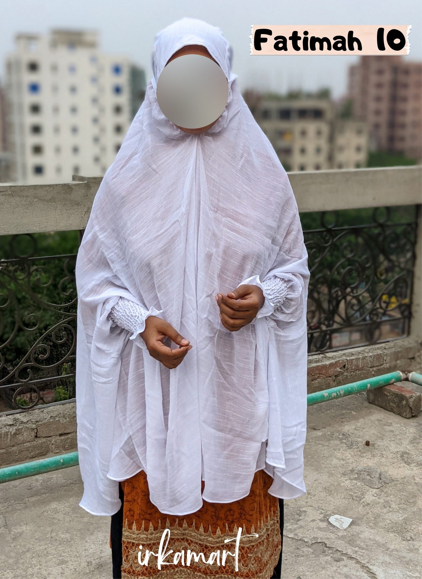 Fatimah Cotton Salat Hijab – 10 – Irka Mart