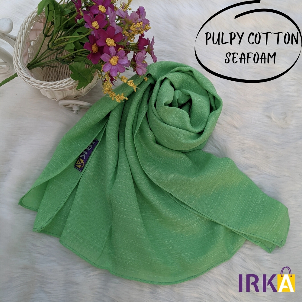 Pulpy Cotton Hijab – Seafoam – Irka Mart